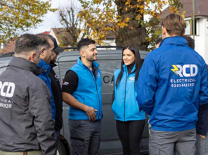 Professional Electrical Contractor in London | RCD ELECTRICAL