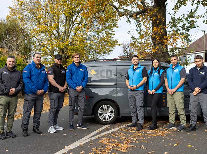 Professional Electrical Contractor in London | RCD ELECTRICAL